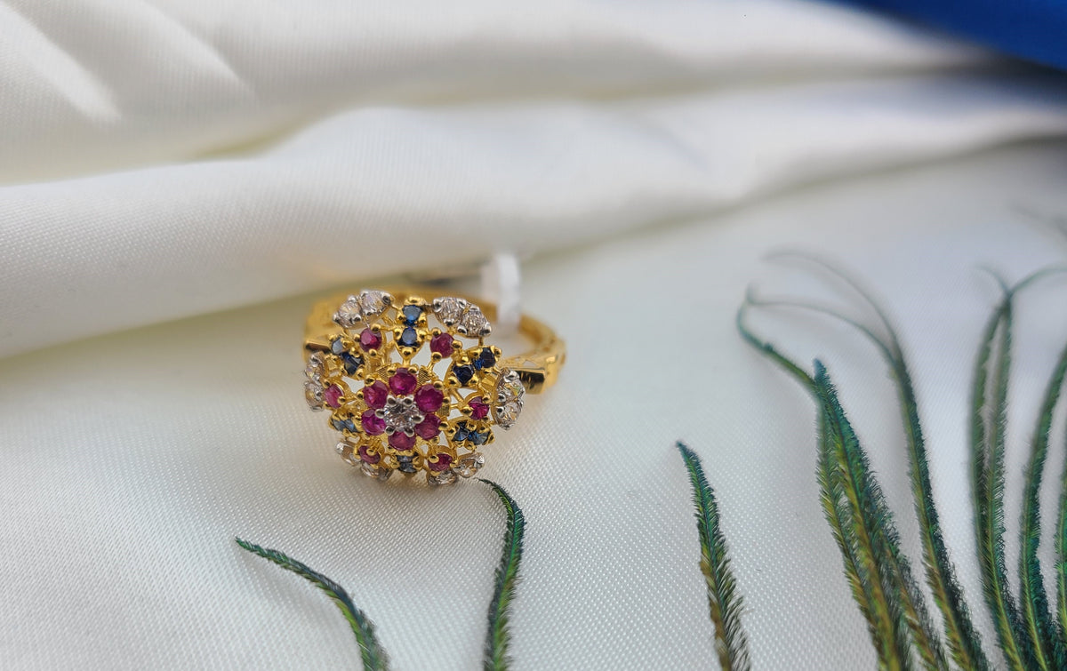 Latest Collection Exclusive Ladies Stone Rings | Royal Dubai Jewellers