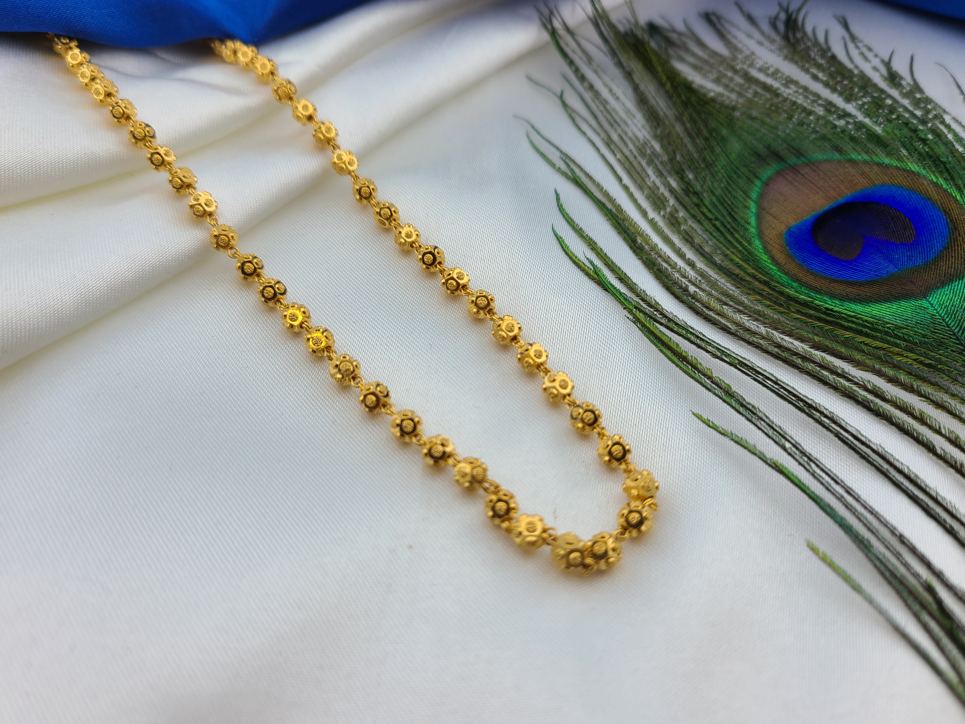 Beaded Mala Ball Chains – Royal Dubai Jewellers